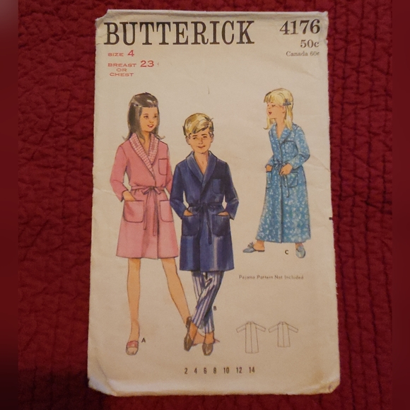 Butterick | Other | Rare Vintage Butterick Sewing Pattern 476 Boys Or ...